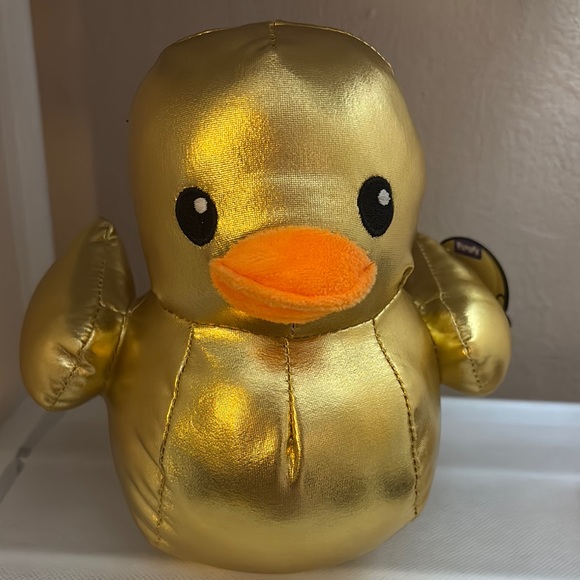 Accessories | Gold Duck Plush Toy | Poshmark